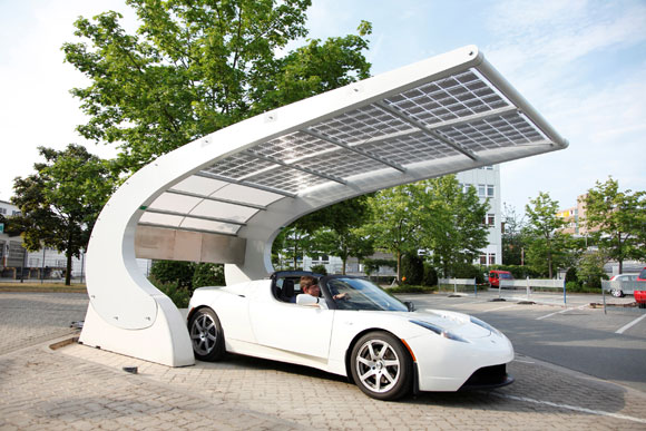 Sunovation Eco Technics car port - hintland.com